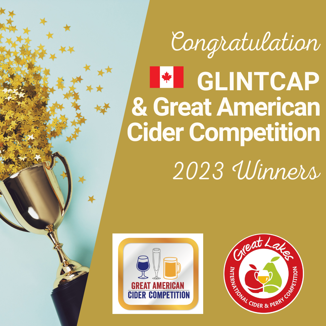 Canadian GLINTCAP and GACC Winners - Cider Canada / Cidre Canada
