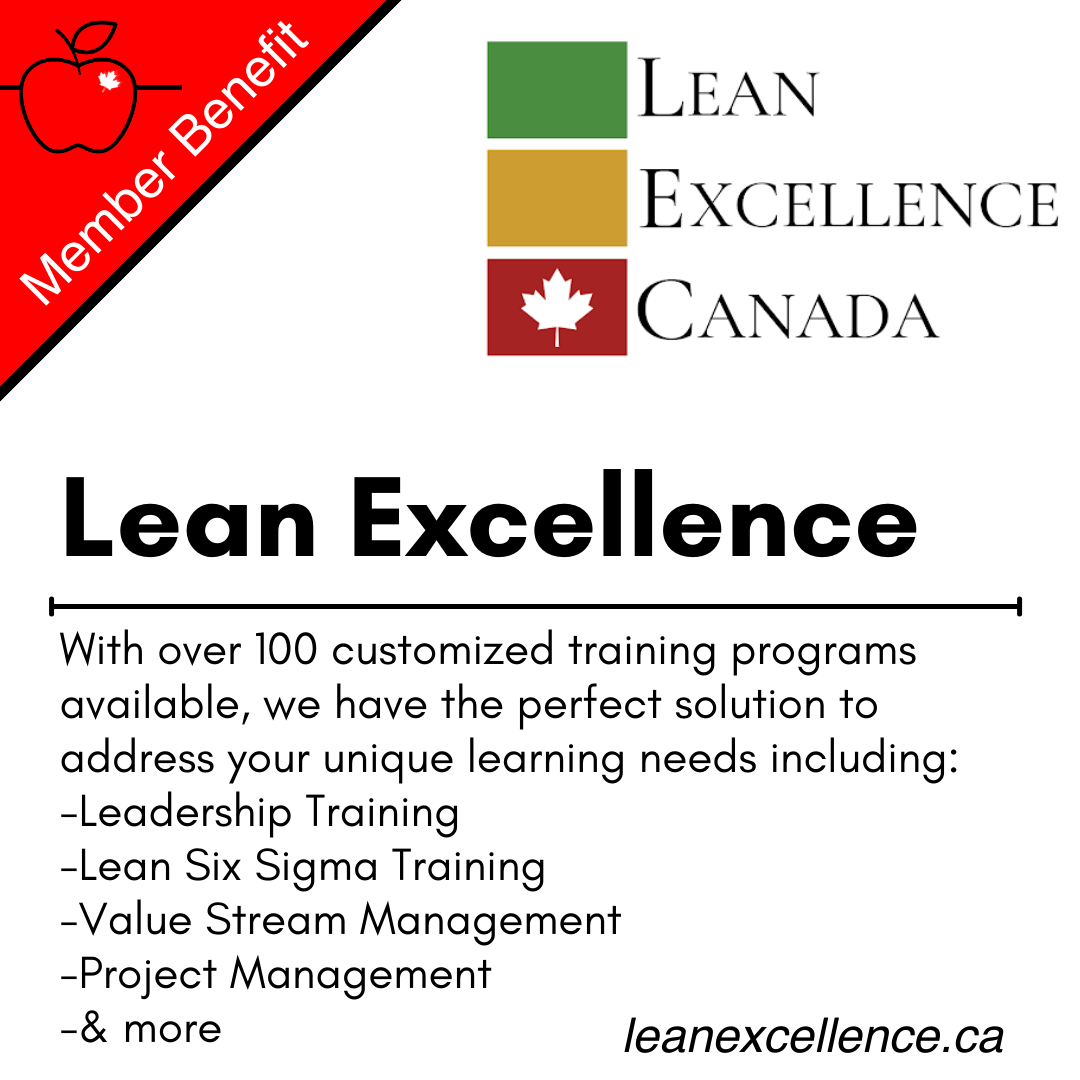 Member Benefit - Lean Excellence Canada - Cider Canada / Cidre Canada